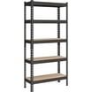 "BENTISM 5-Tier Heavy Duty Steel Unit, Adjustable Garage Rack, 12""D x ...