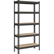 "BENTISM 5-Tier Heavy Duty Steel Unit, Adjustable Garage Rack, 12""D x ...