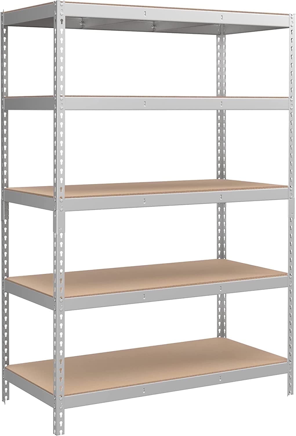 SONGMICS Heavy Duty Free Standing 5-Tier Adjustable Shelving Unit, 23.6 ...