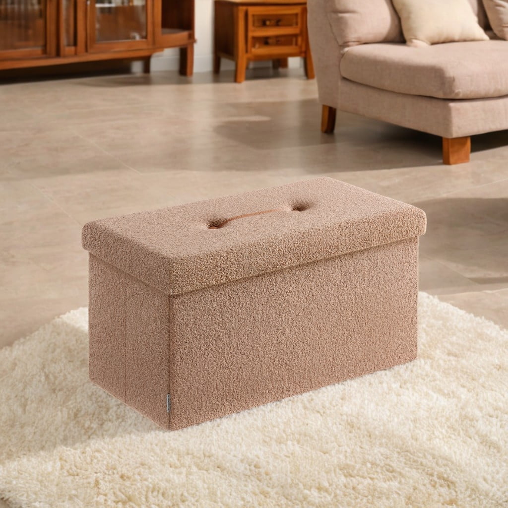 SONGMICS HOME 30" Storage Ottoman Bench Ottoman with Storage Load up to ...