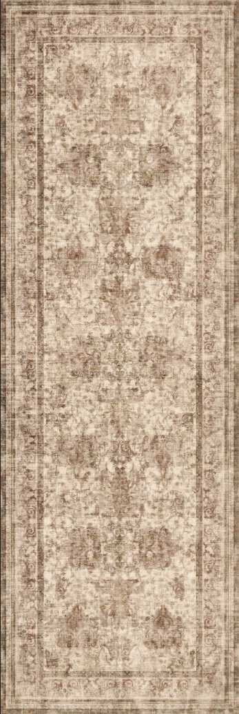 SONGMICS HOME 2x6 ft Farmhouse Style Area Rug - Non-Slip, Machine ...