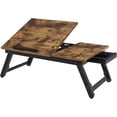 SONGMICS Laptop Desk for Bed or Sofa with Tilting Top, Breakfast ...