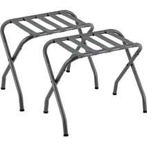 Smart FENDEE Luggage Rack for Guest Room Bamboo Foldable Suitcase ...