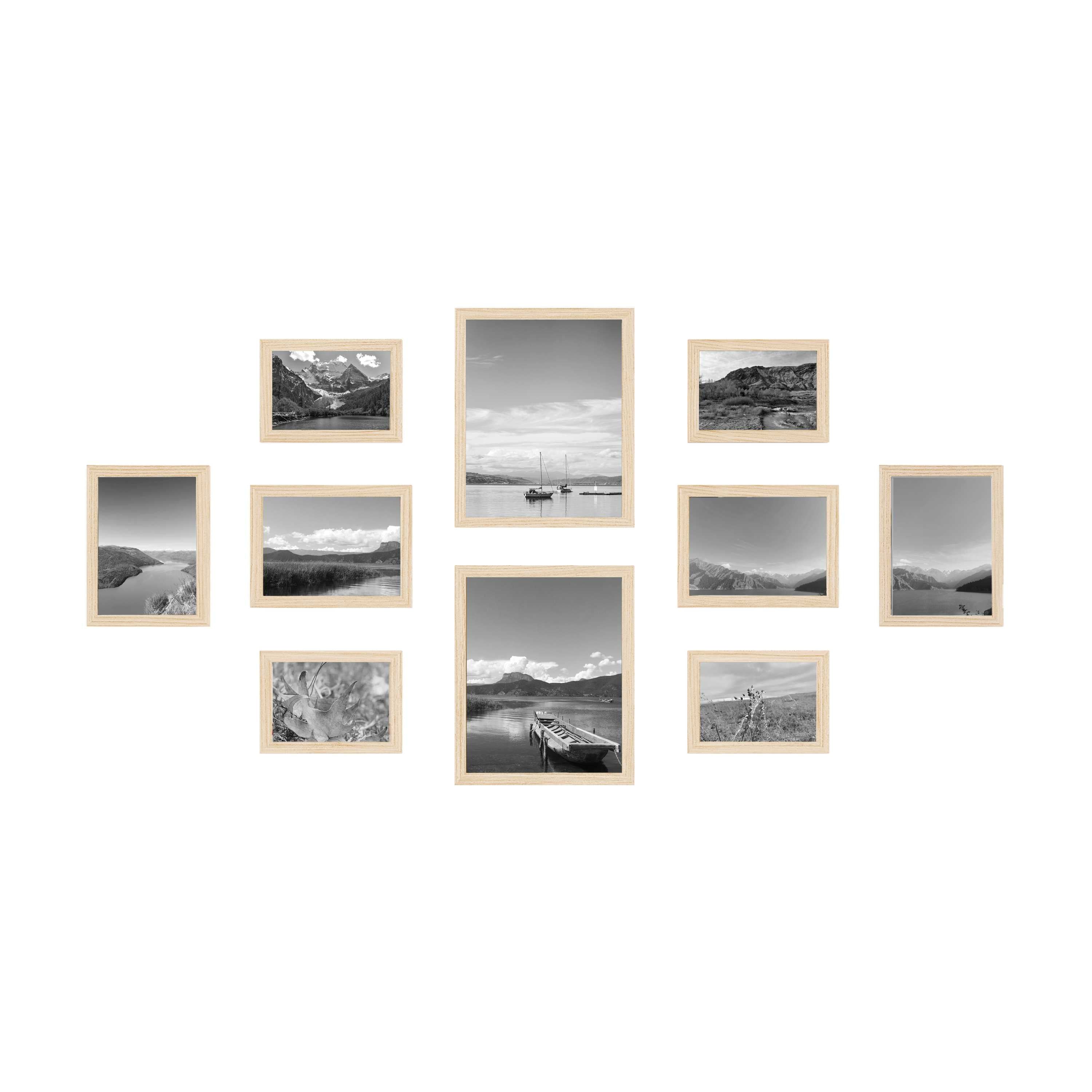 Picture Frames, Collage Picture Frames Set of 10, Two 8x10, Four 5x7 ...