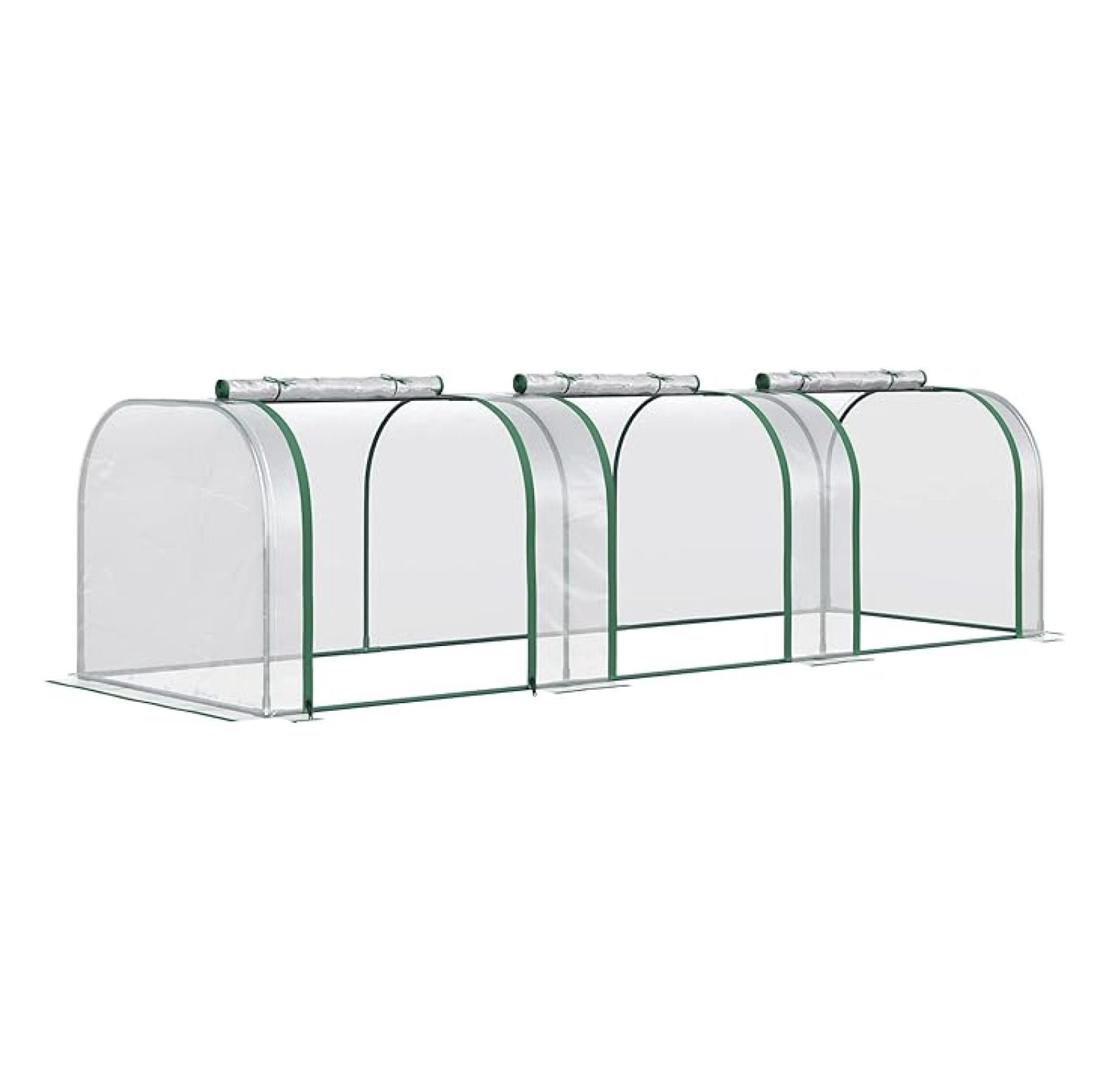 SONGMY 10' x 3' x 2.5' Mini Greenhouse, Portable Tunnel Green House ...
