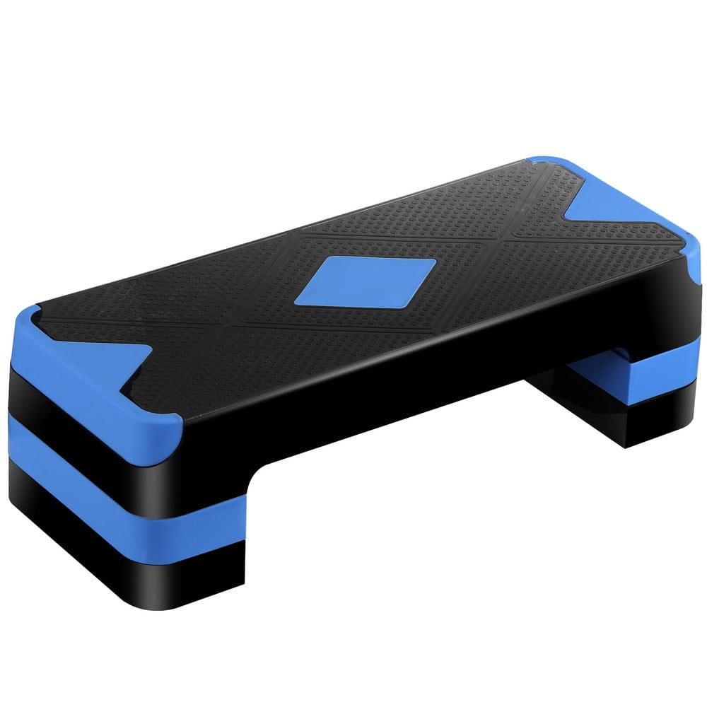 SONGMY 27.3 inch Aerobic Step Platform, Blue Muscle Exercise Stepper ...