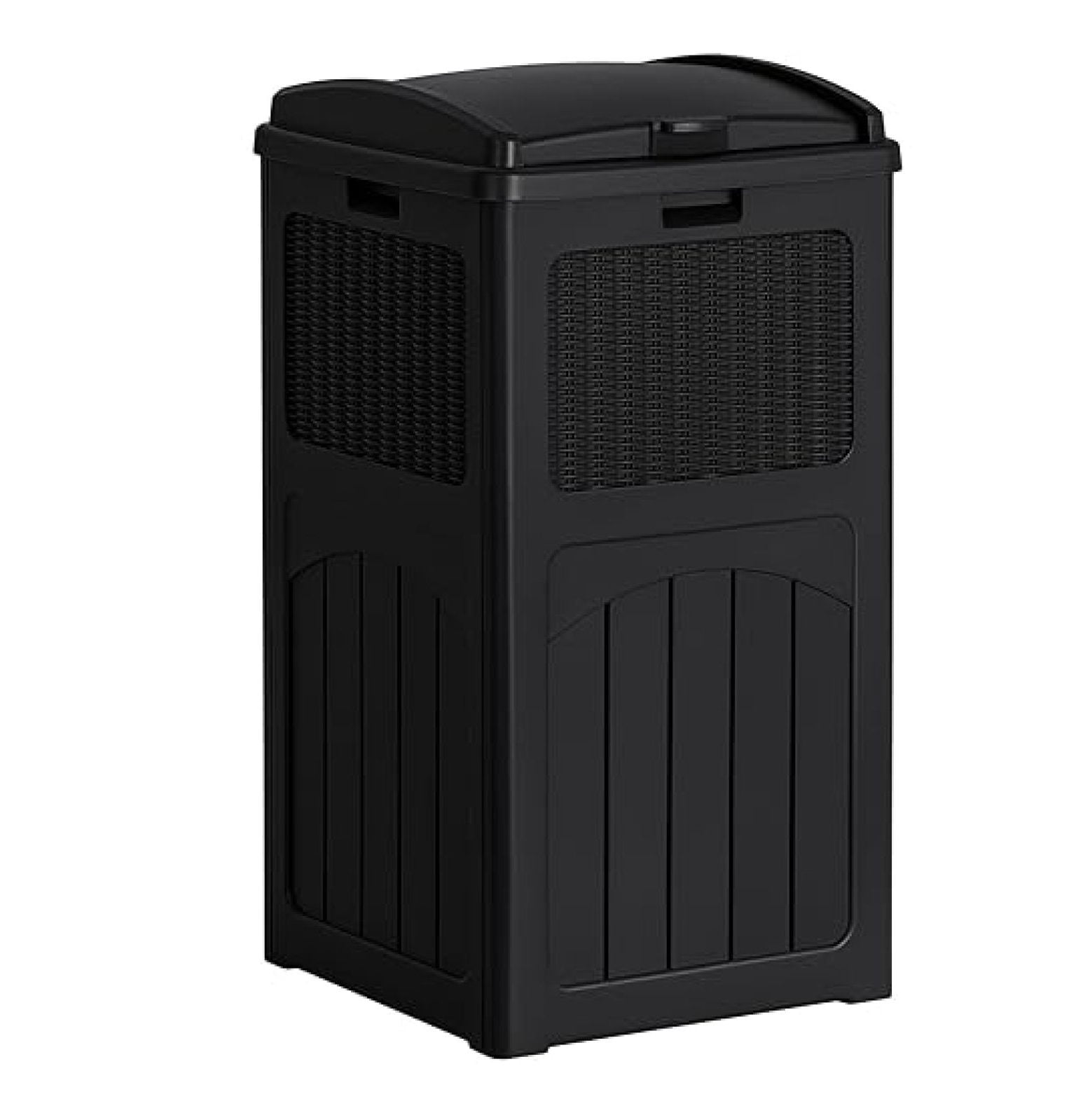 SONGMY 30 Gallon Trash Can, Resin Outdoor Garbage Can with Lid ...