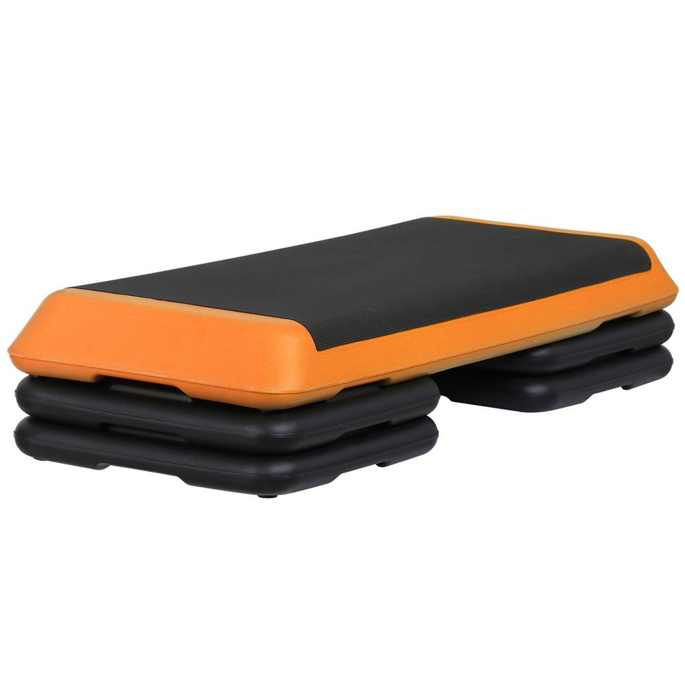 SONGMY 43-inch Yellow Exercise Stepper, Aerobic Step Platform with ...