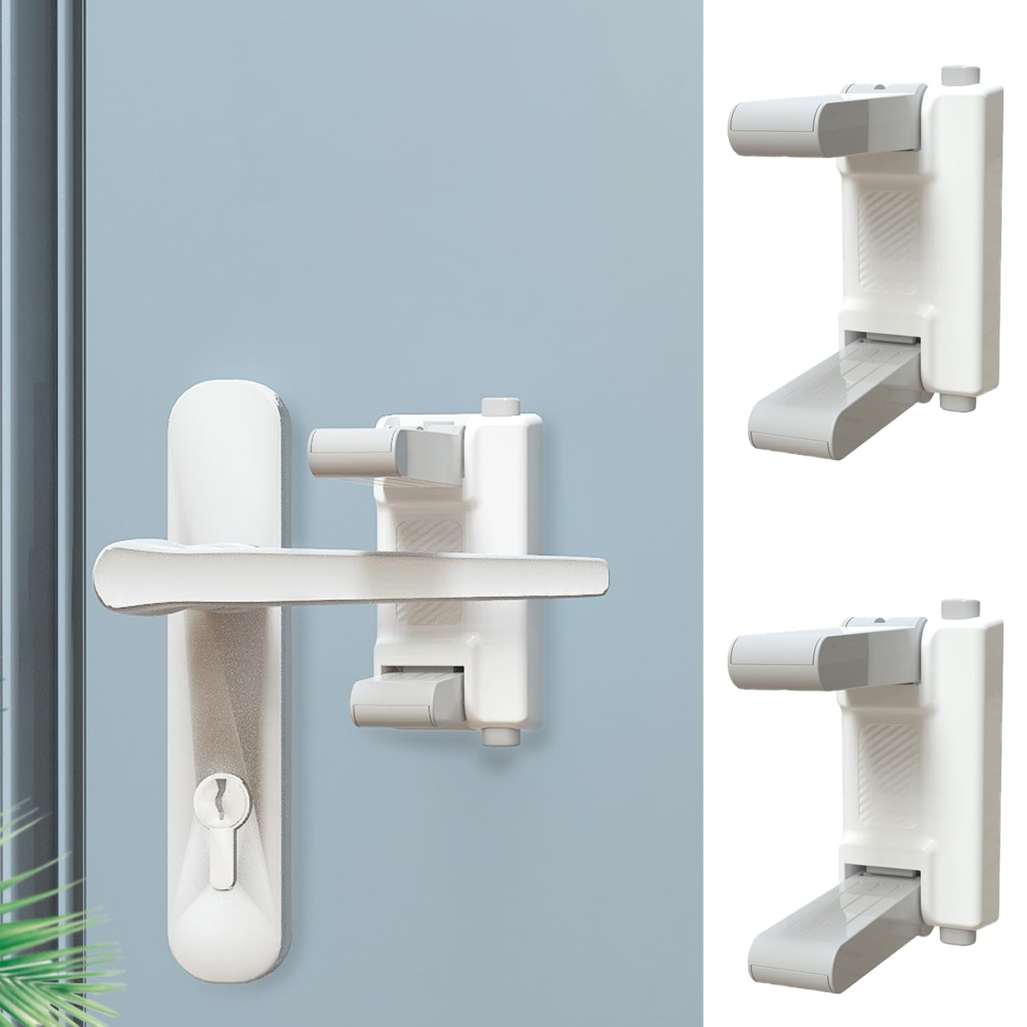 SONGSUN 2 pack Door Lever Baby Safety Lock Baby Proofing Prevent Little ...