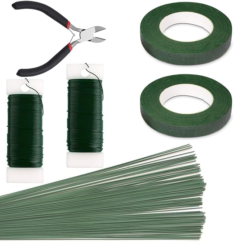 SONGZIMING Floral Arrangement Kit with Green Floral Tape, 22 Gauge ...