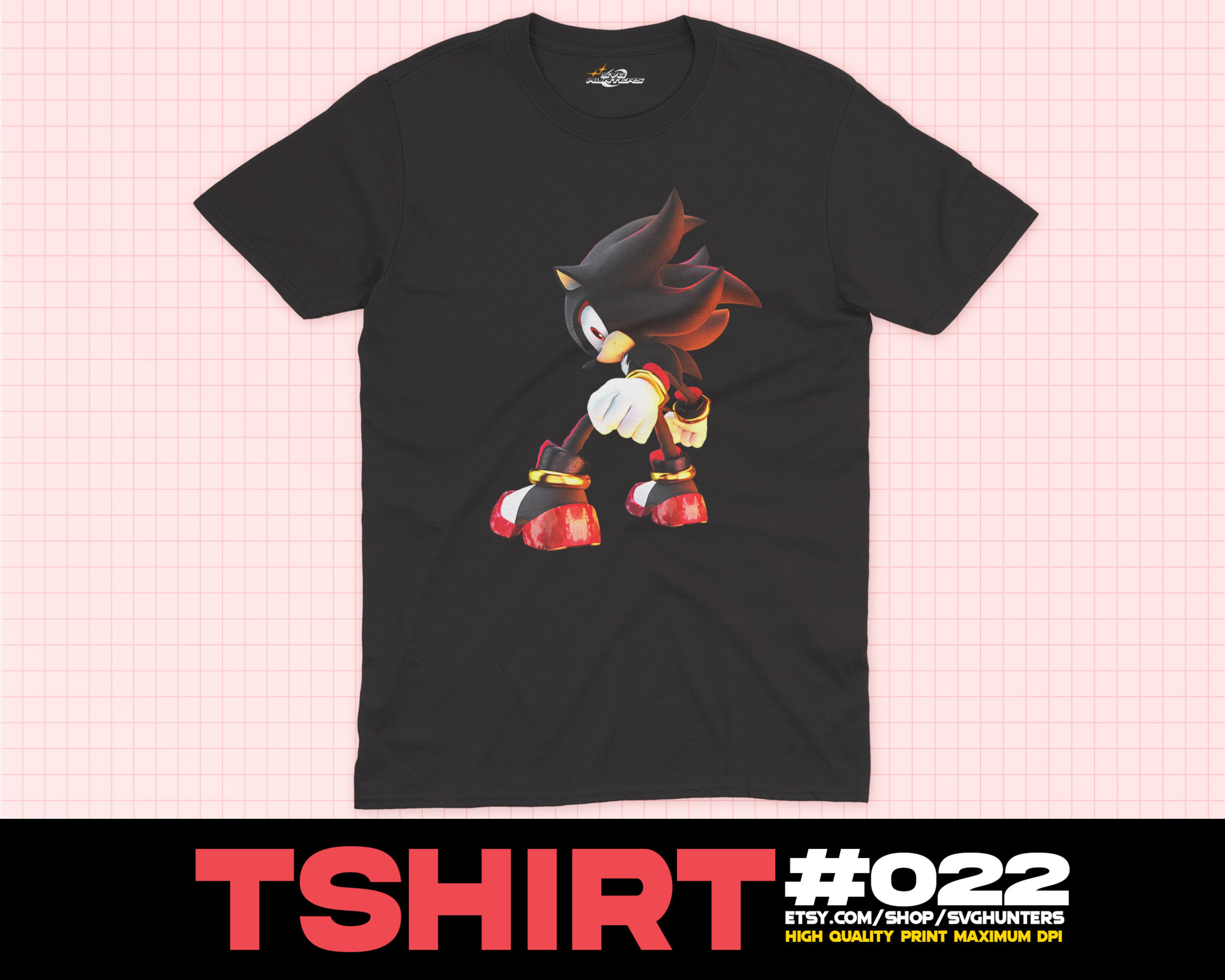 SONIC HEDGEHOG SHIRT Sonic Shadow Knuckles Tails Birthday Gift For ...