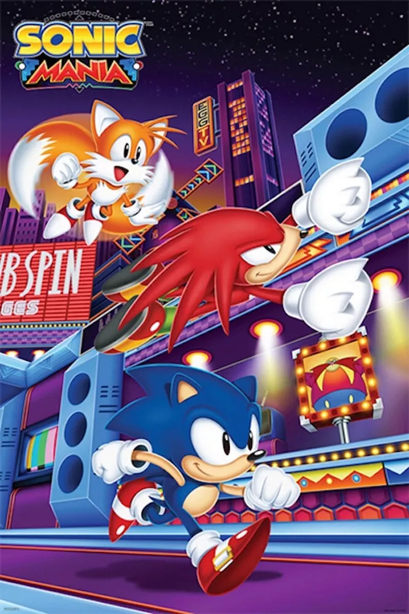 SONIC MANIA - VIDEO GAME POSTER - Walmart.com