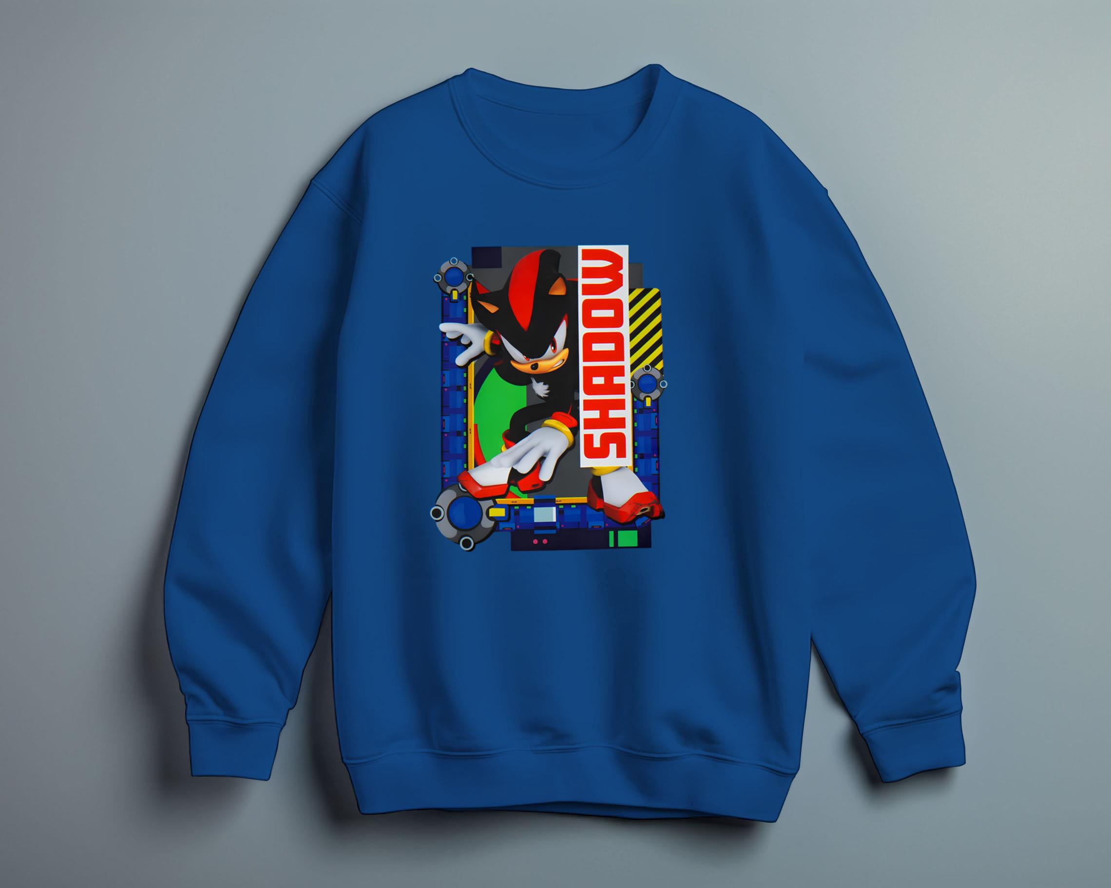 SONIC THE HEDGEHOG BOYS BLACK SHADOW CHARACTER GRAPHIC T-SHIRT ...