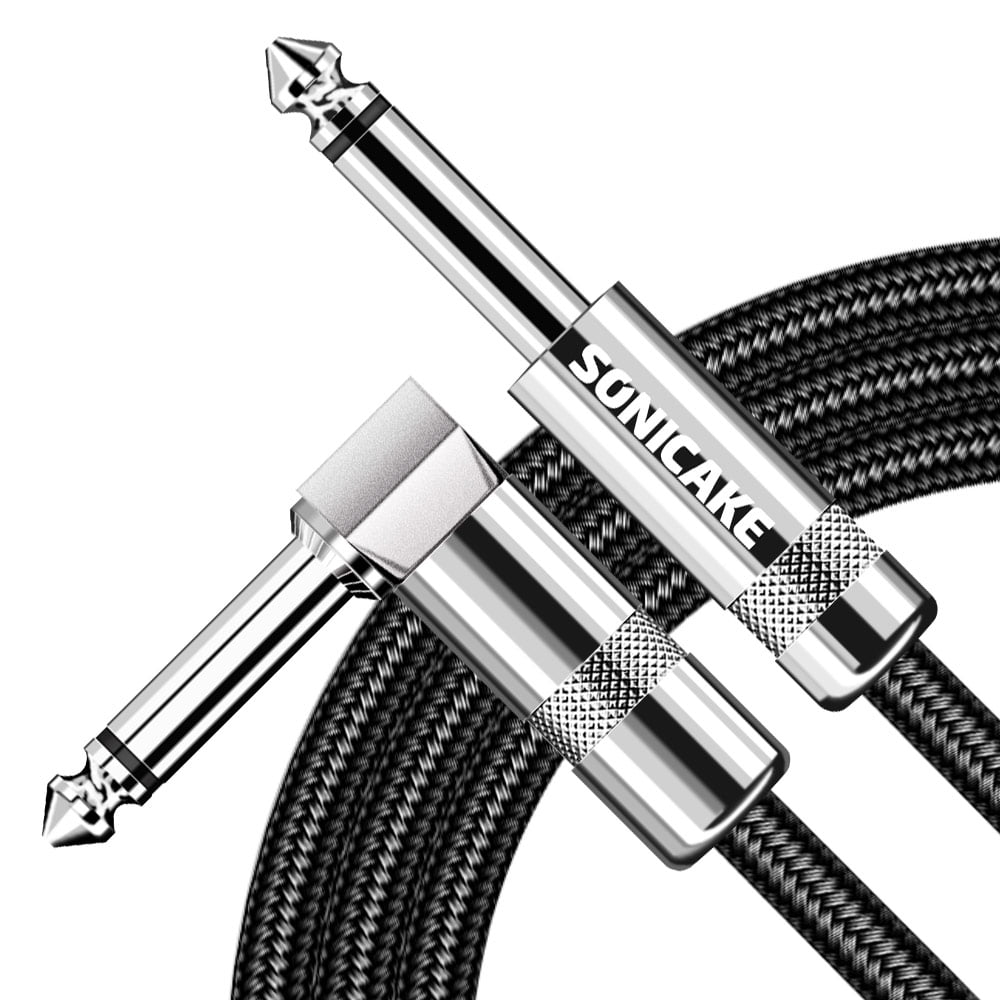 SONICAKE Guitar Cable 10ft 3m Amp Cord for Electric Guitar Bass ...