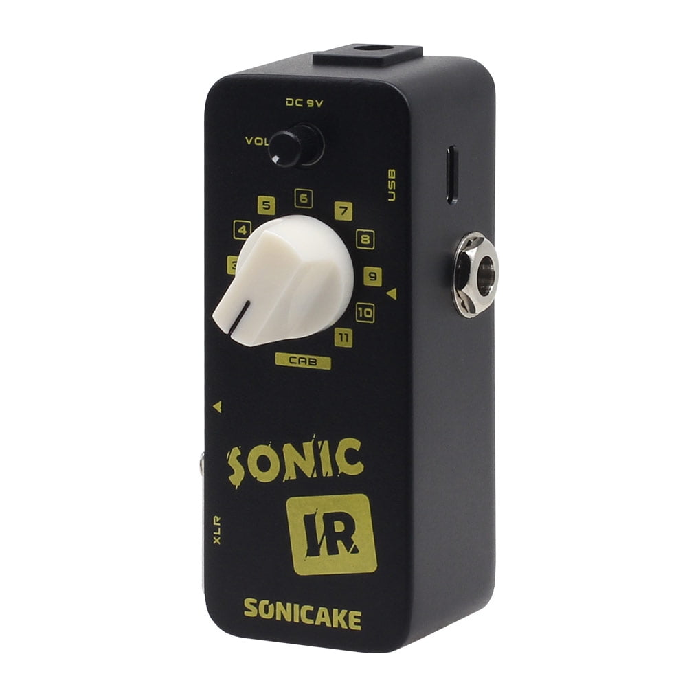 SONICAKE Guitar Bass Pedal, Sonic IR Speaker Cabinet Simulator, Impulse ...