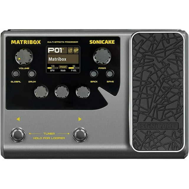 SONICAKE Multi-Effects Amp for Guitar and Bass with IR Cabinets, USB ...