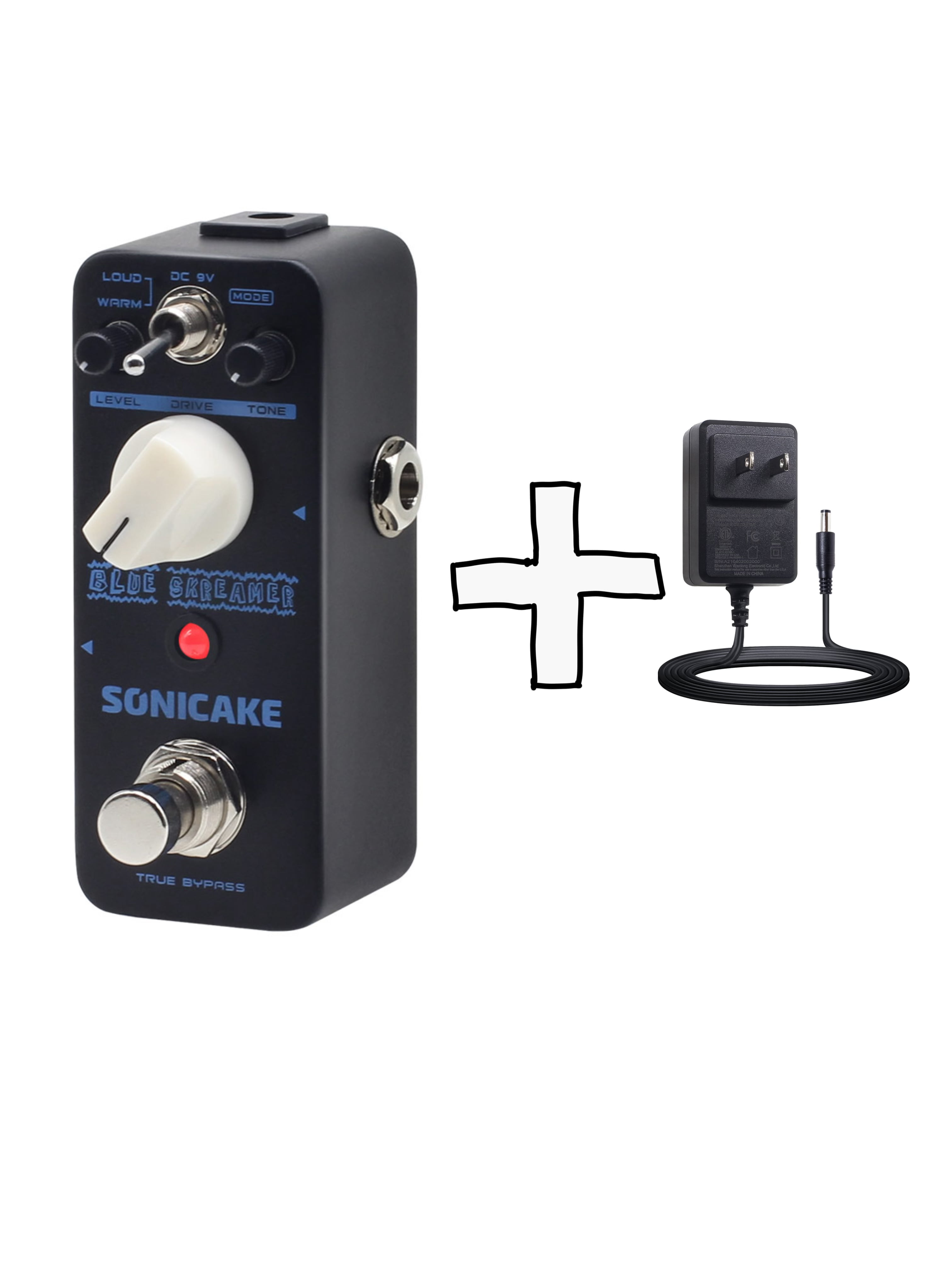 SONICAKE Overdrive Guitar Effects Pedal Vintage Dumble Blues Analog ...