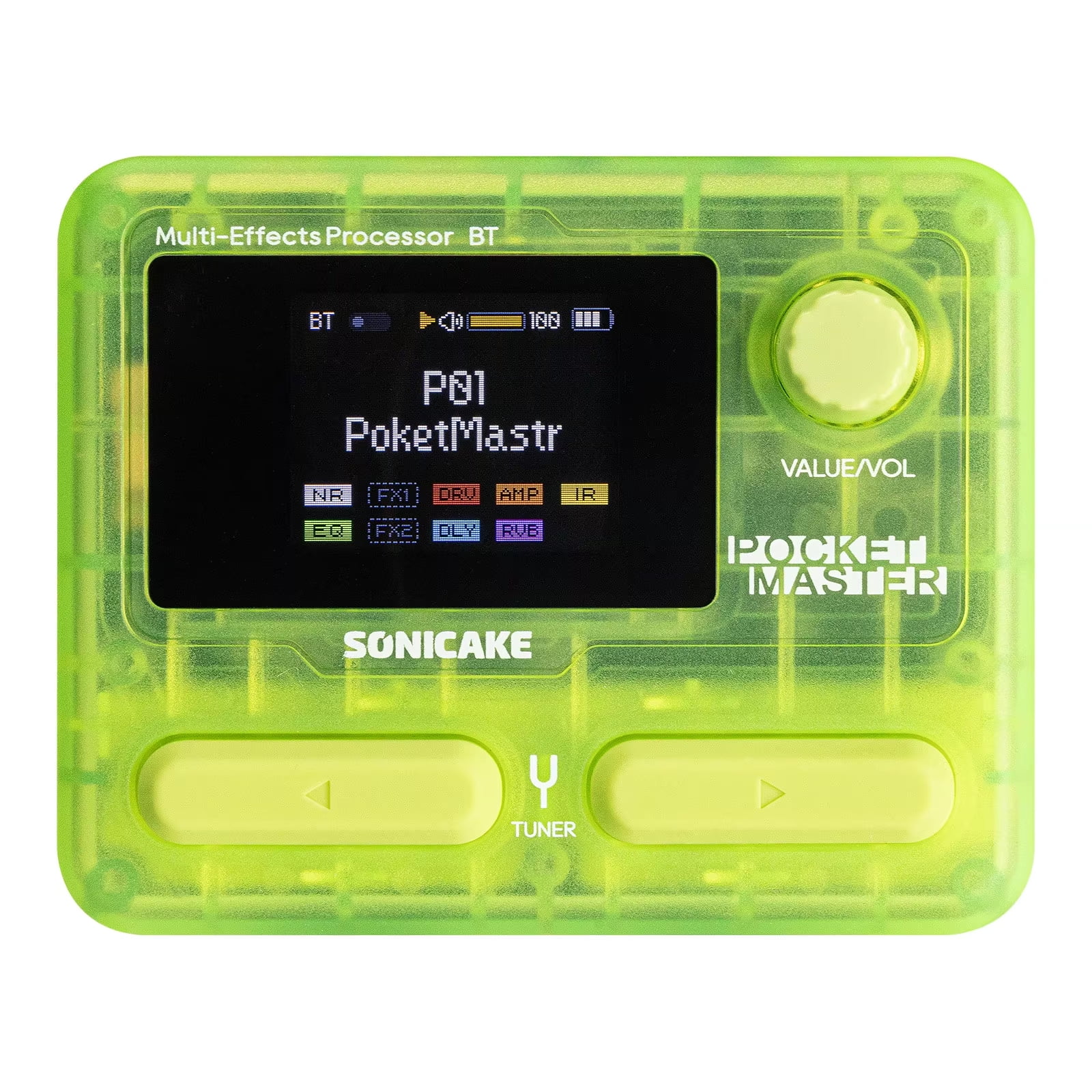 SONICAKE Pocket Master All-in-One Portable Guitar/Bass Multi-Effects ...