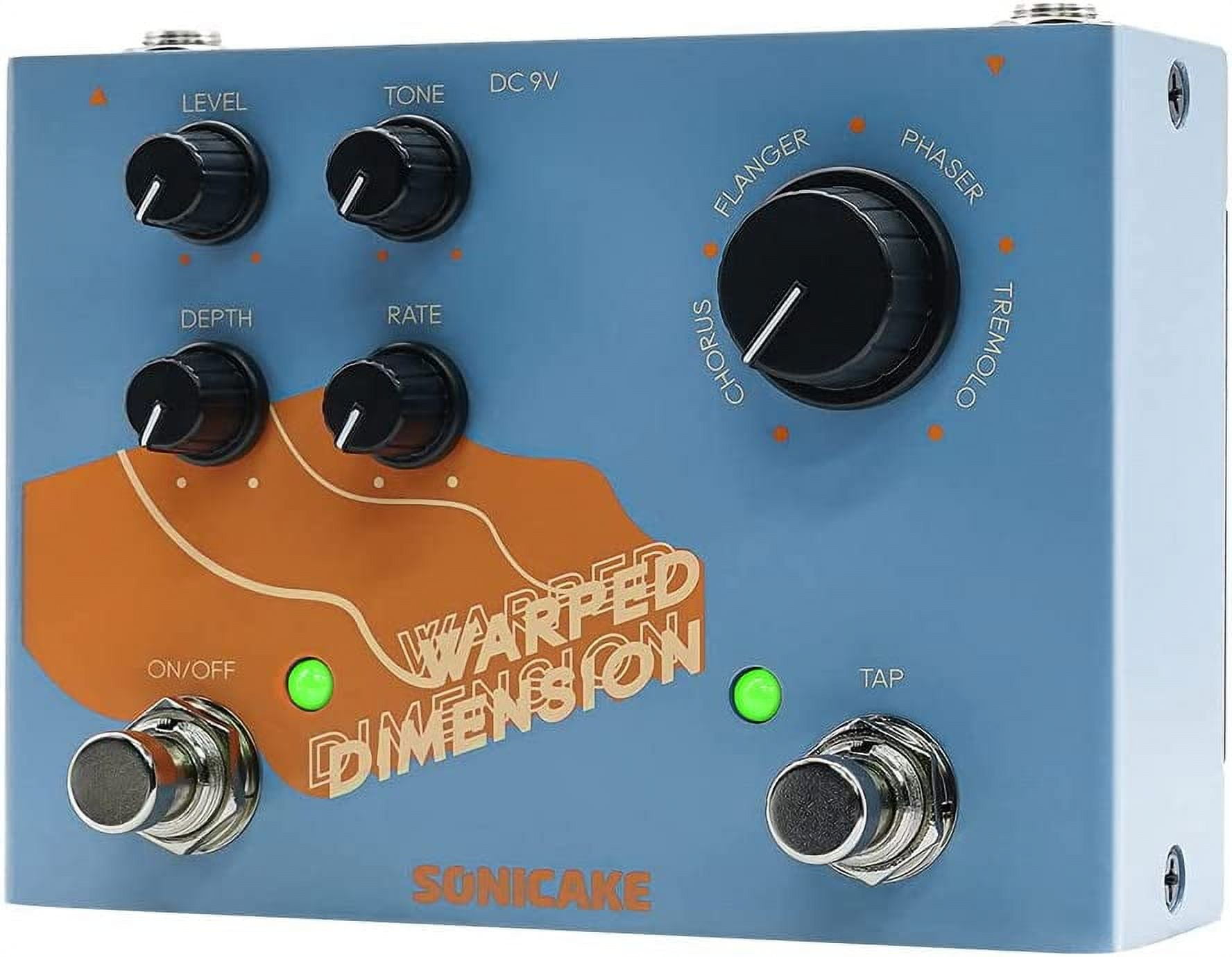 SONICAKE Warped Dimension Digital Modulation Guitar Effects Pedal 4 ...