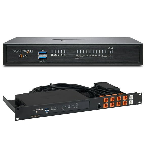 SONICWALL TZ670 APPLIANCE AND 2YR SECURE UPGRADE PLUS ESSENTIAL EDITION ...