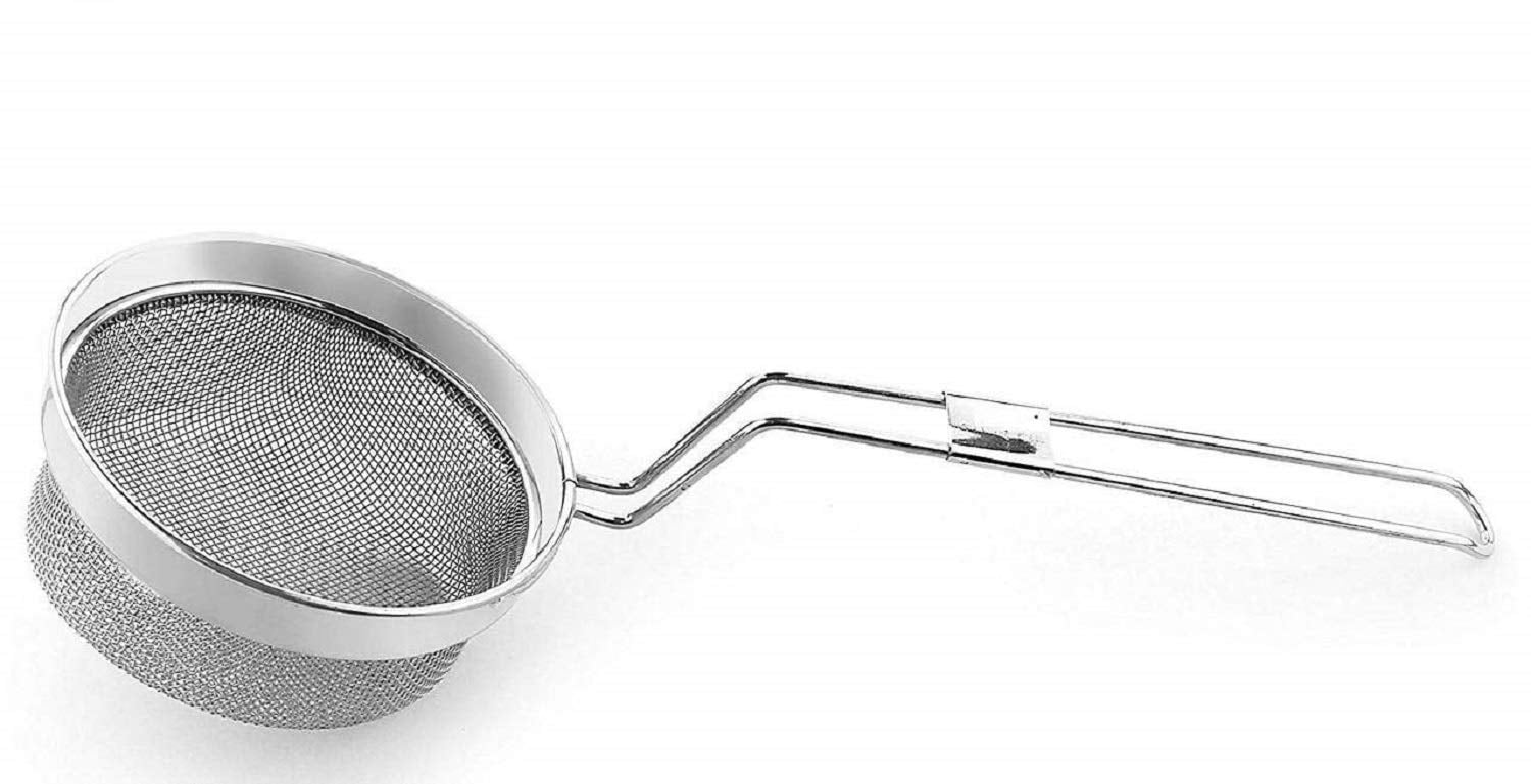 SONIQE Standard Stainless Stee Mesh Deep Fry Jhara Mesh Laddle Jharni ...