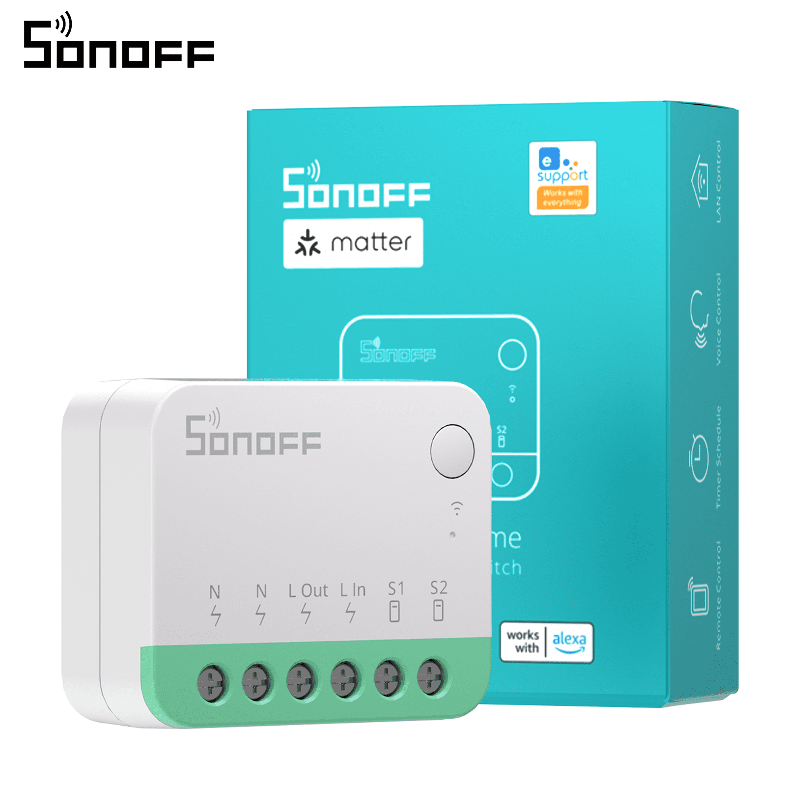 SONOFF MINI Extreme 10A Wi-Fi Smart Switch,Universal DIY Module for ...