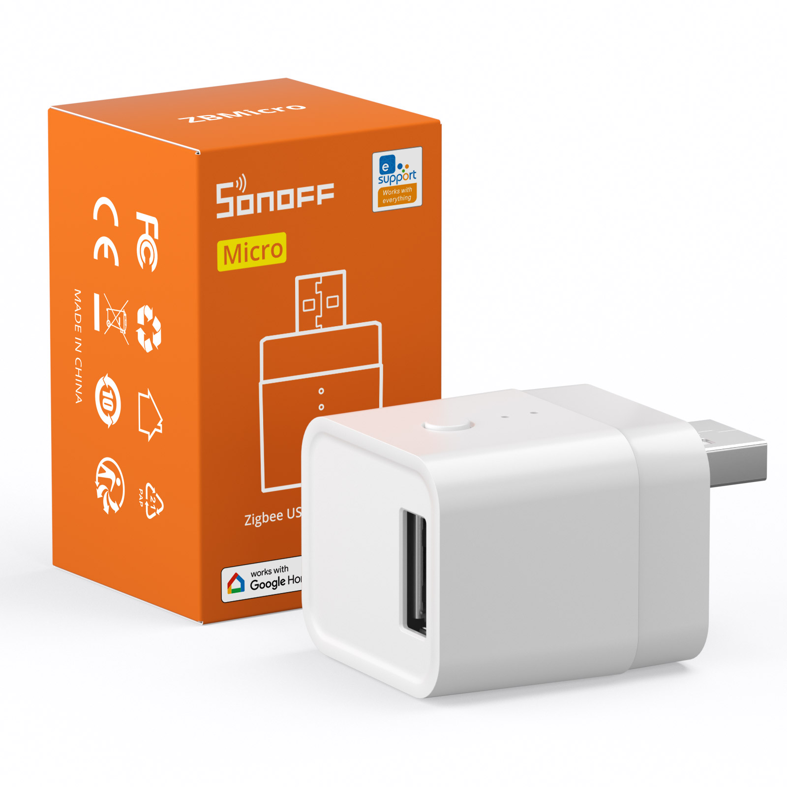 SONOFF Micro Zigbee USB Smart Adaptor Smart Control Hi-Speed USB 2.0 ...