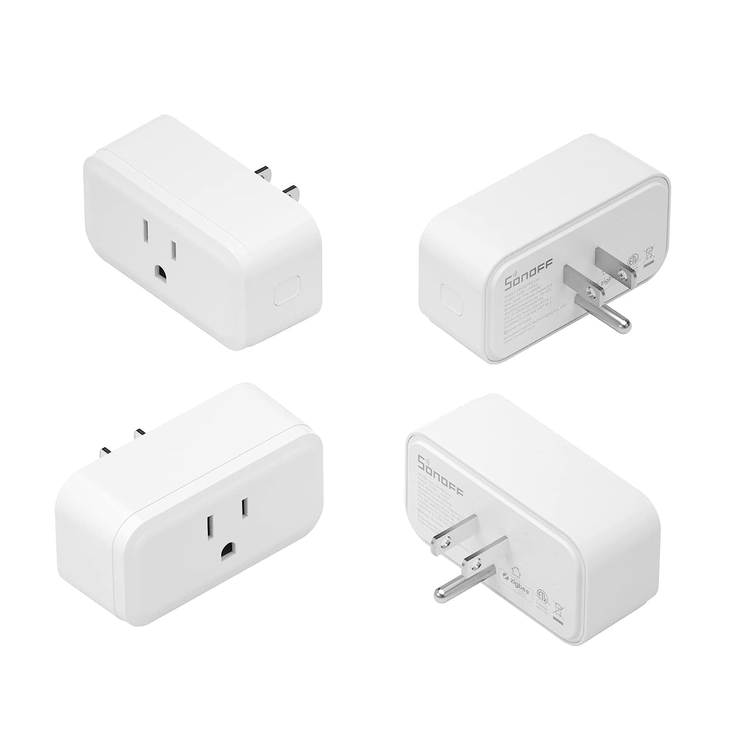 SONOFF S40 Lite 15A Zigbee Smart Plug with ETL Certified, Voice Control ...