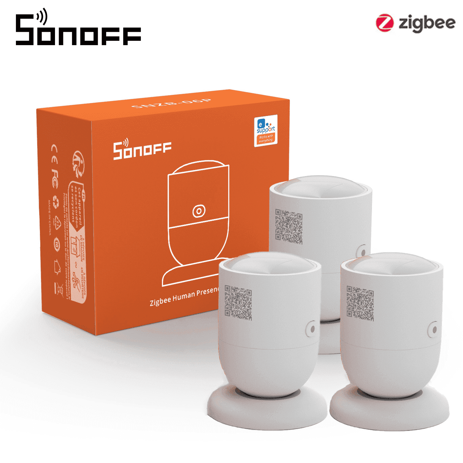 SONOFF Zigbee Wireless Home Motion Detector Activated Human Presence ...
