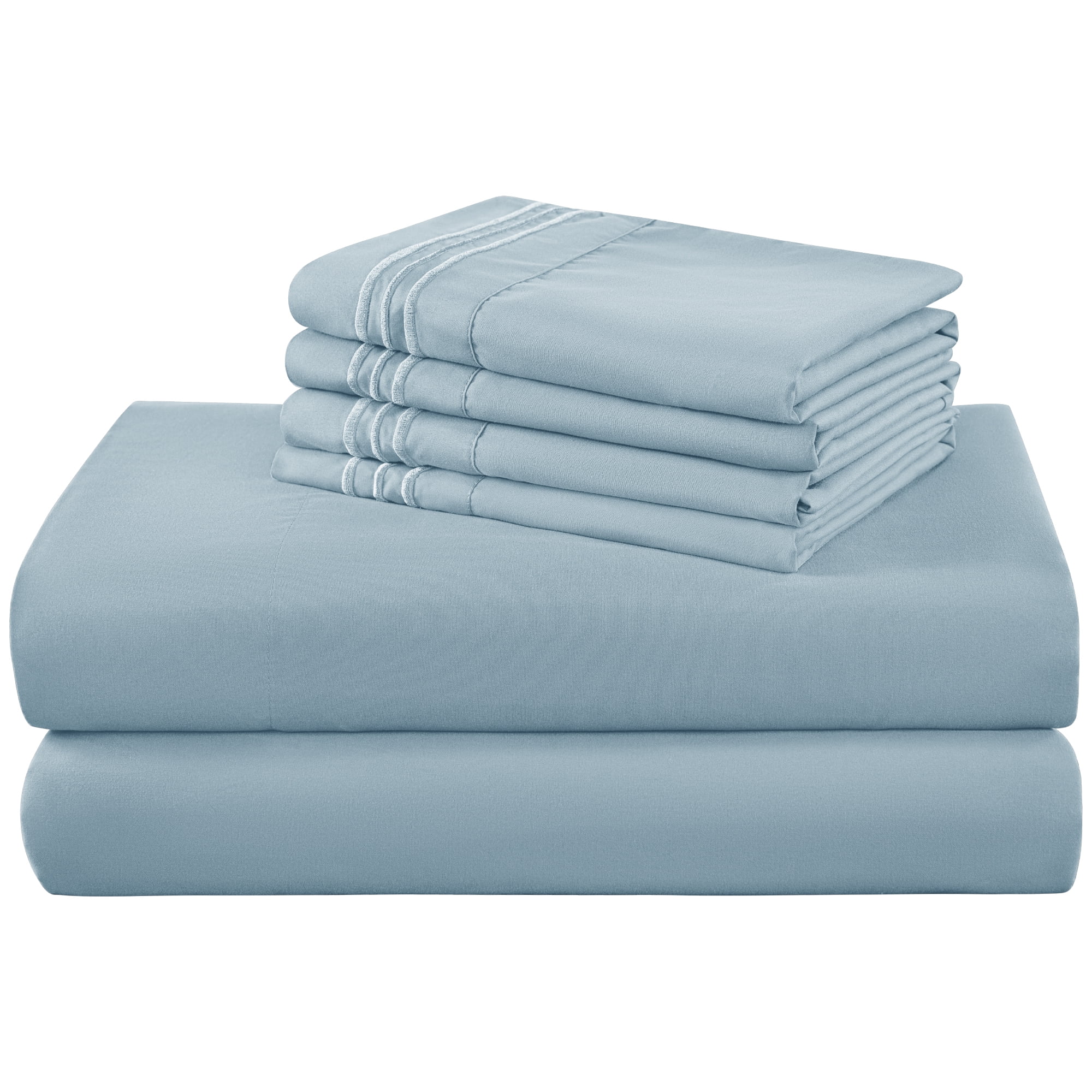 SONORO KATE 4 Pieces Bed Sheet Set, 1800 Series Soft Microfiber Twin ...