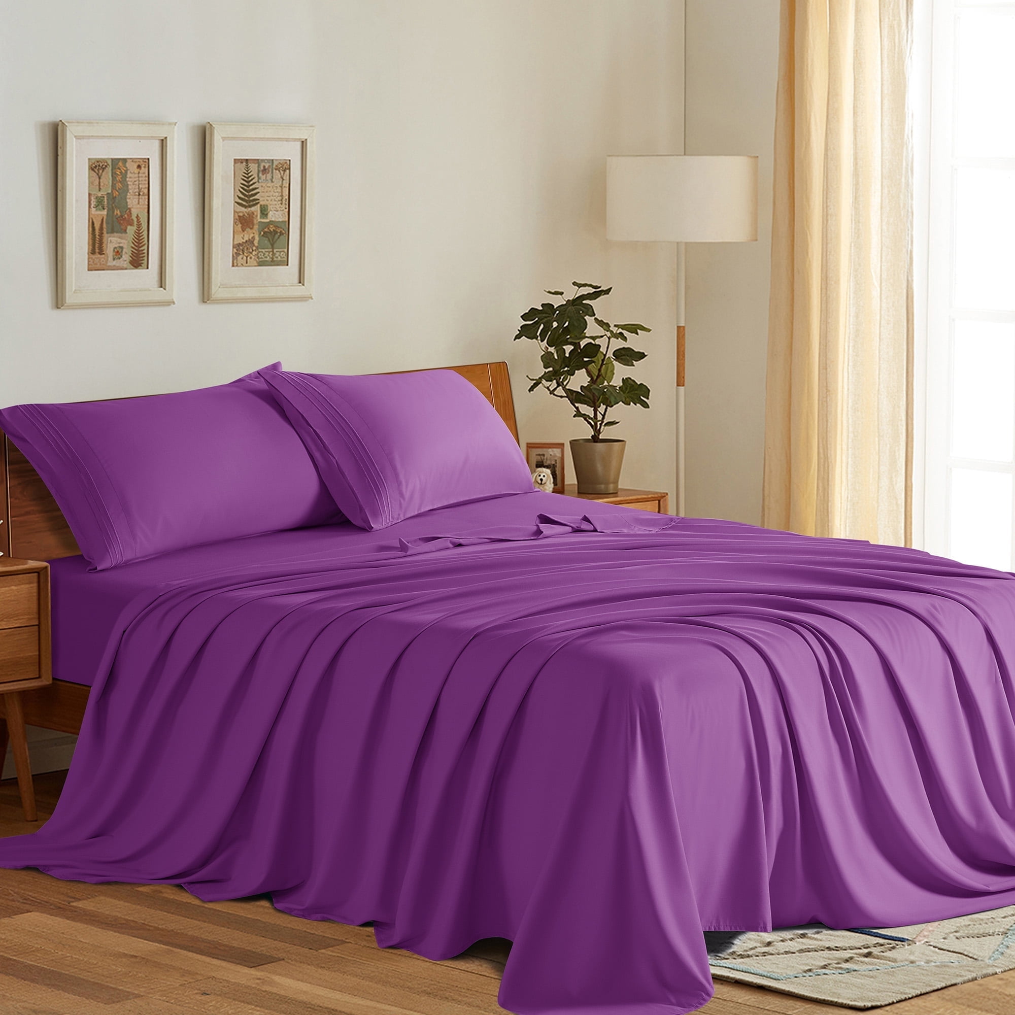 SONORO KATE RV Bed Sheets Set, 1800 Series Microfiber Deep Pocket 4 ...