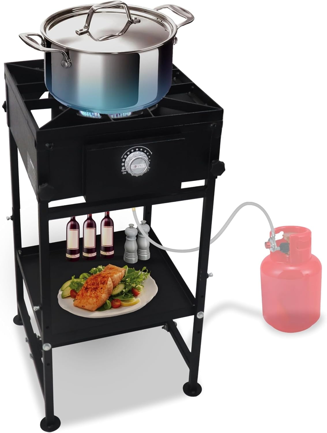 SONRET - One Burner Propane Camping Stove - 1,30,000 BTU - with ...