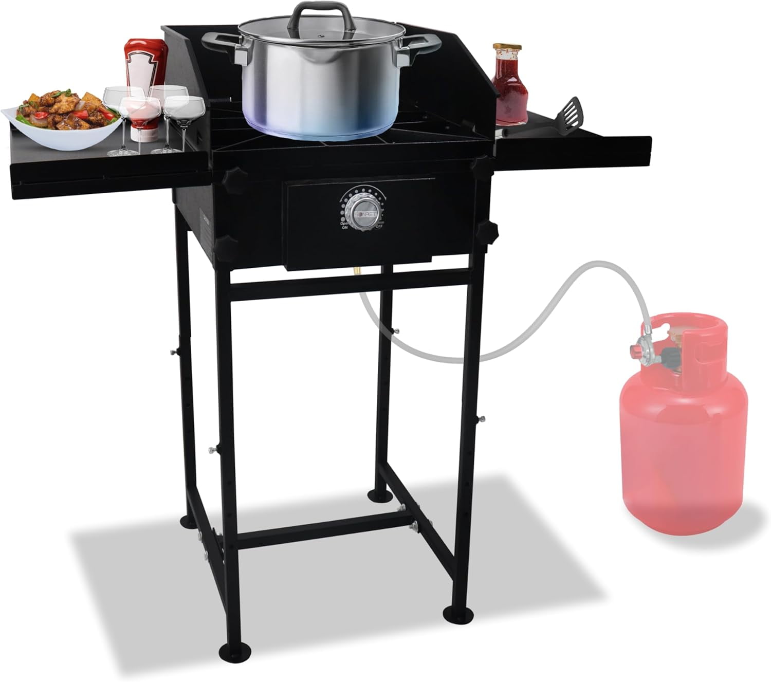 SONRET - Single Burner Propane Stove - 1,30,000 BTU - with Dual Side ...