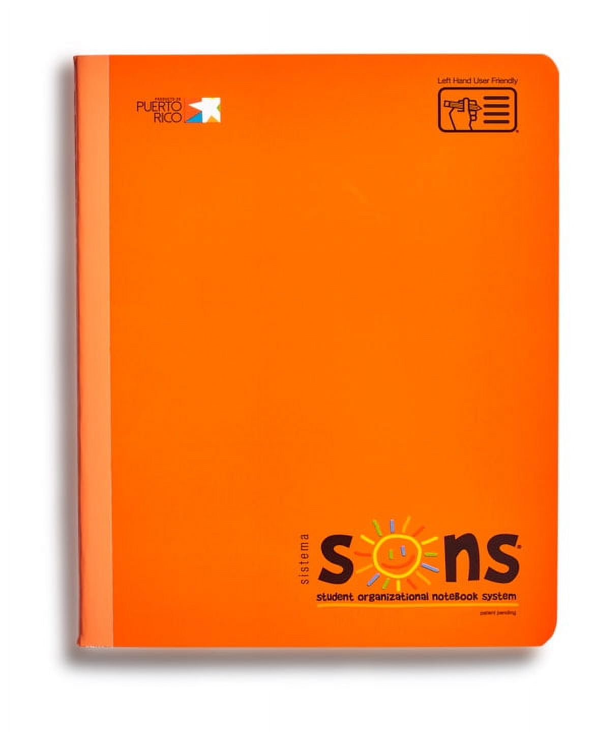 Sons, Organizational Notebook, 200 Pages, 8.5" in x 11" in, Orange ...