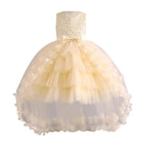 SONXAHE Big Girl' Dress Formal Sleeveless High Low Tulle Gown Birthday ...