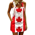 SONXAHE Patriotic Flag Graphic Overalls for Women Casual Festive ...