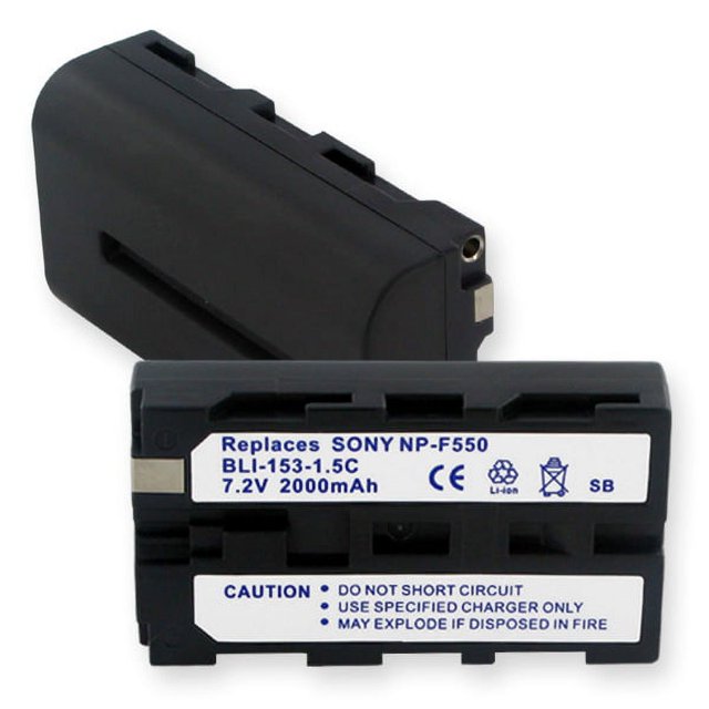 SONY NP-550/MAVICA LI-ION 2000mAh Video Battery - Walmart.com