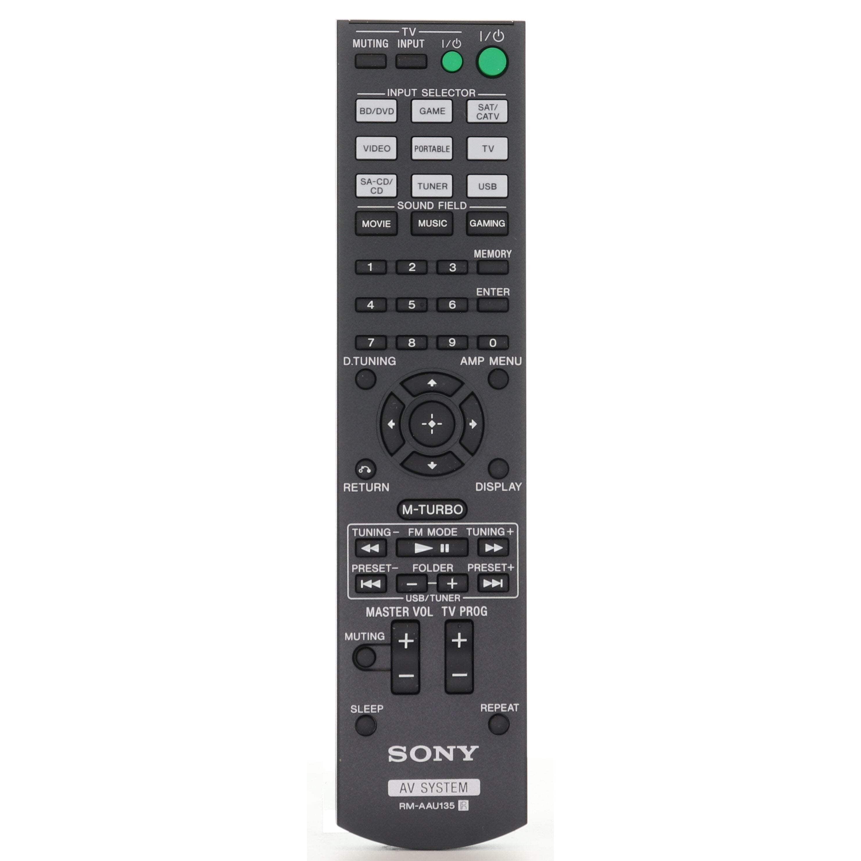 Sony RM-AAU135 AV Receiver Remote Control - 149017111 - RMAAU135 ...