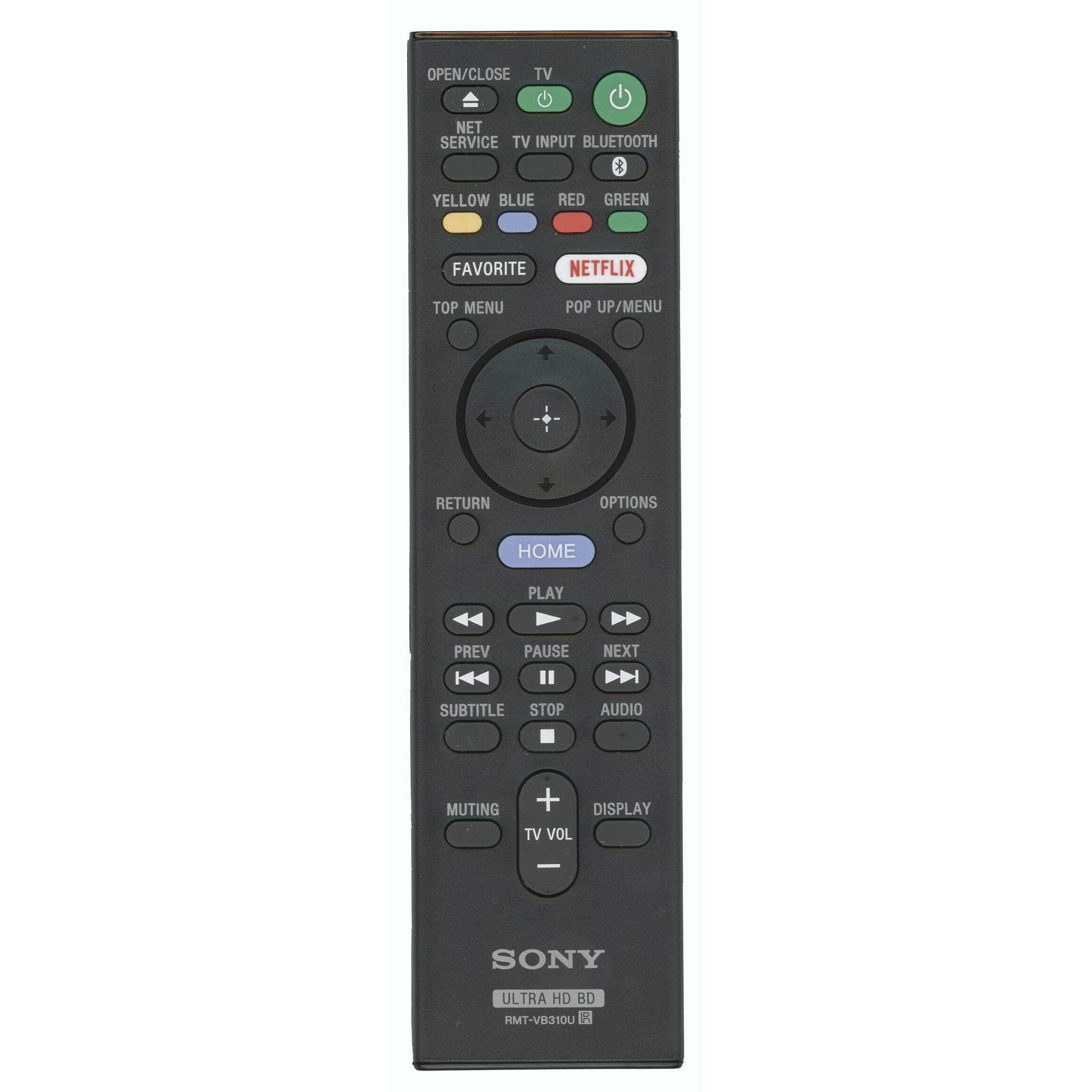 Sony RMT-VB310U Ultra HD BD Blu-ray Remote Control - 149328411 1-493 ...