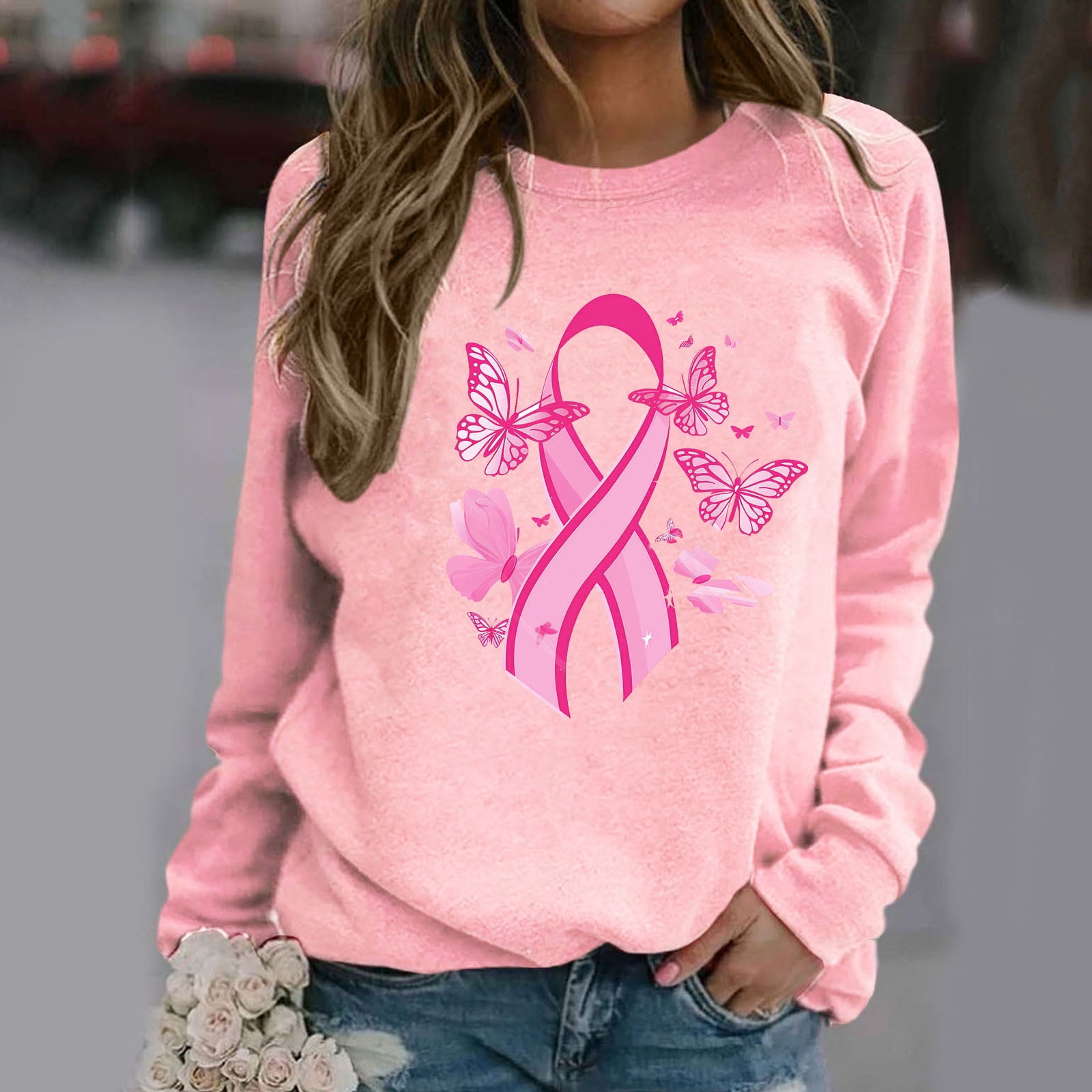 SOOMLON Breast Cancer Clothing Pink October Breast Cancer Awareness ...