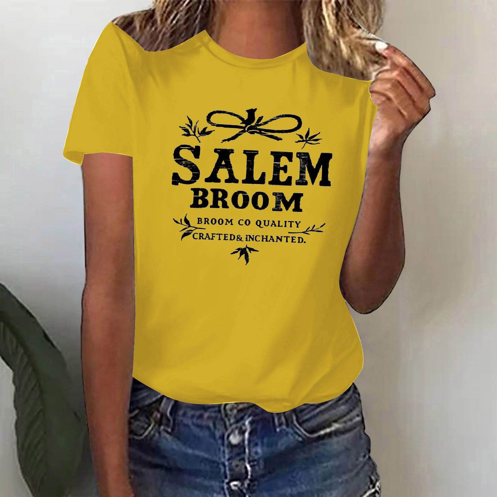 SOOMLON Halloween Clothes for Women Plus Size Short Sleeve Pumpkin ...