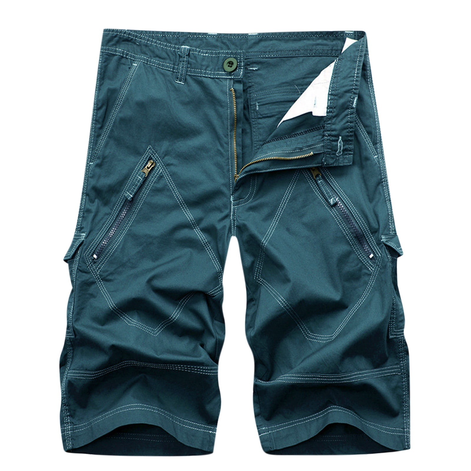 SOOMLON Men's Lightweight Cargo Shorts Loose Straight Breathable Shorts ...