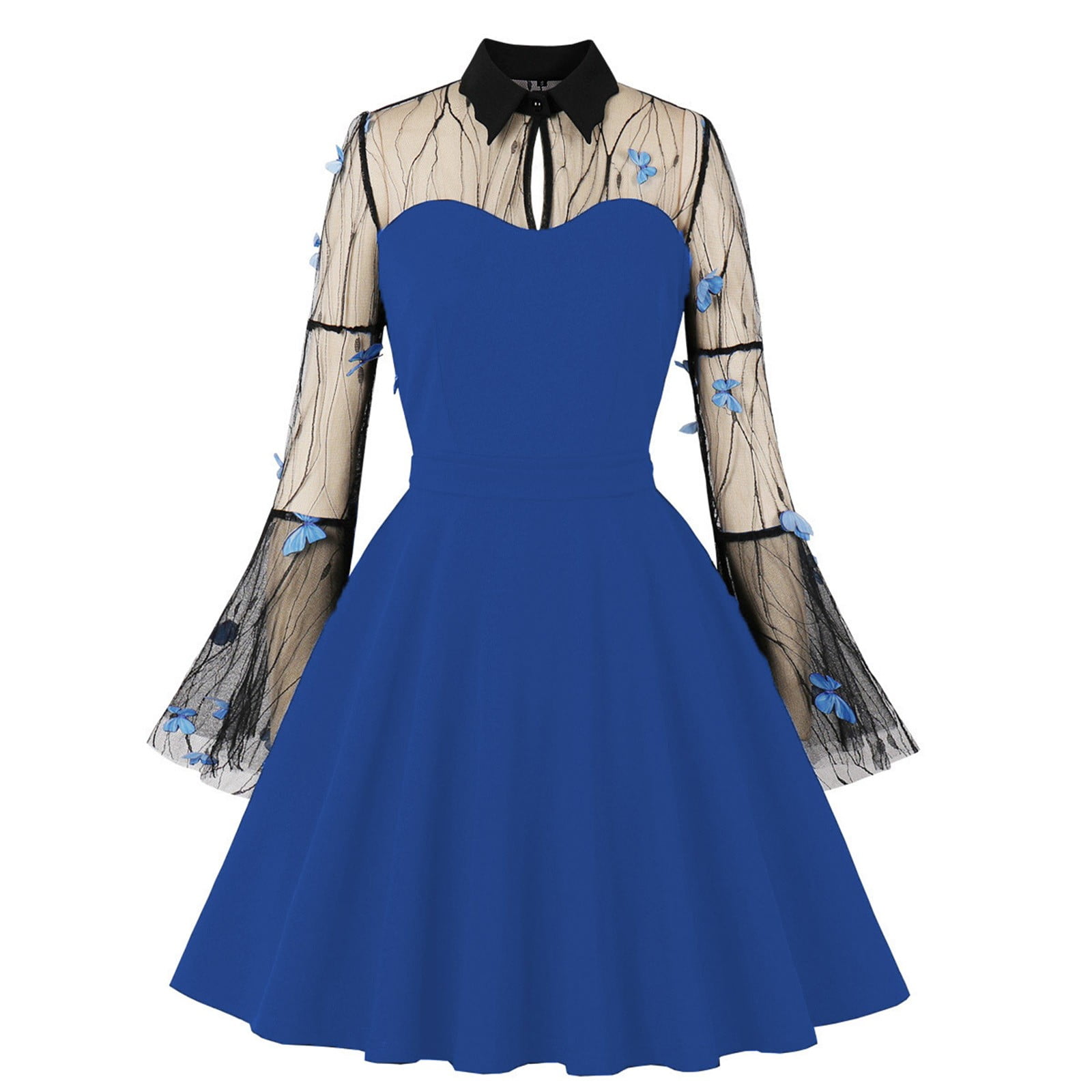 SOOMLON Women Halloween Costumes Womens 1950s Retro Rockabilly Princess ...
