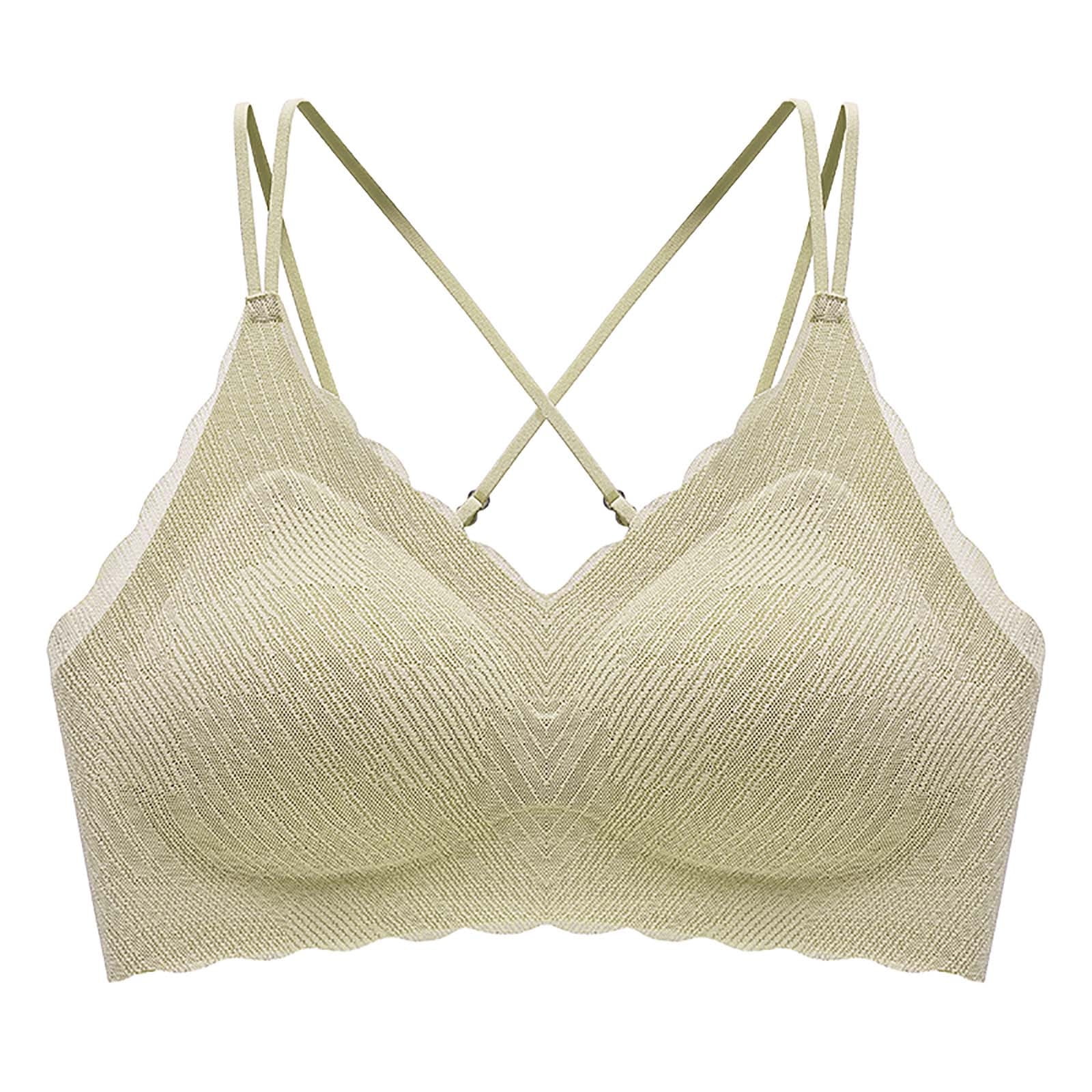 SOOMLON Womens Bras Push up Non Slip Lace Flower Beautiful Back ...