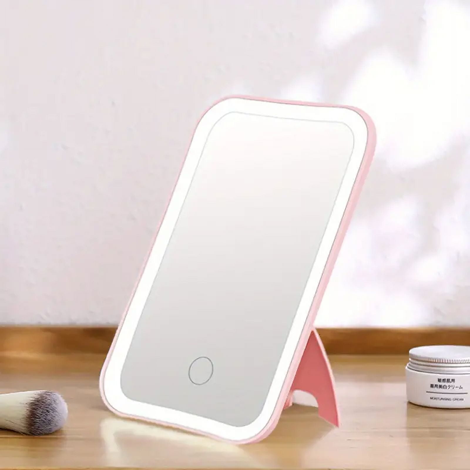 SOONEL 25 LED Travel Mirror Makeup Mirror 3 Colors Touch Screen ...