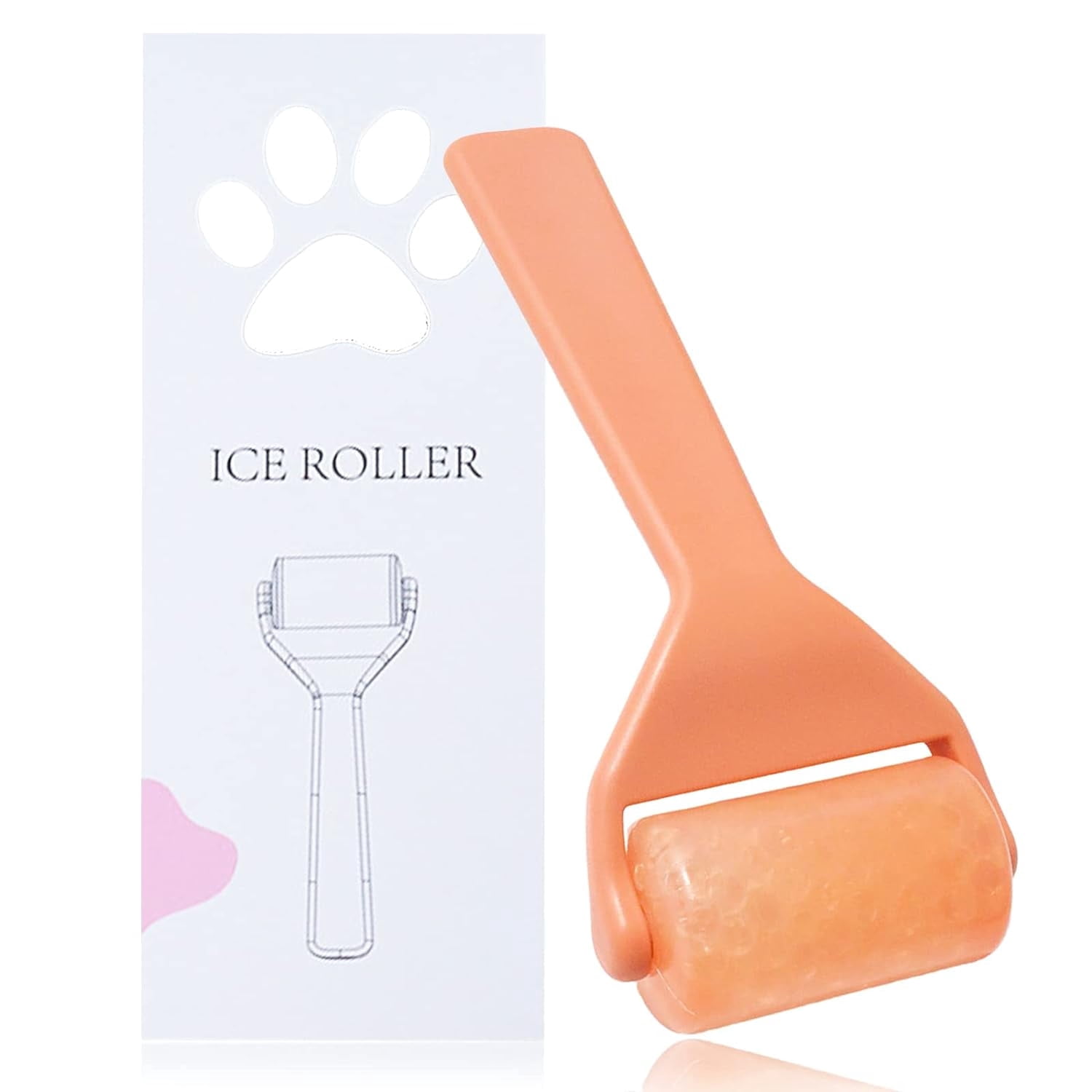 SOONEL Ice Roller for A reusable facial Tool Translucent Ice Compress ...