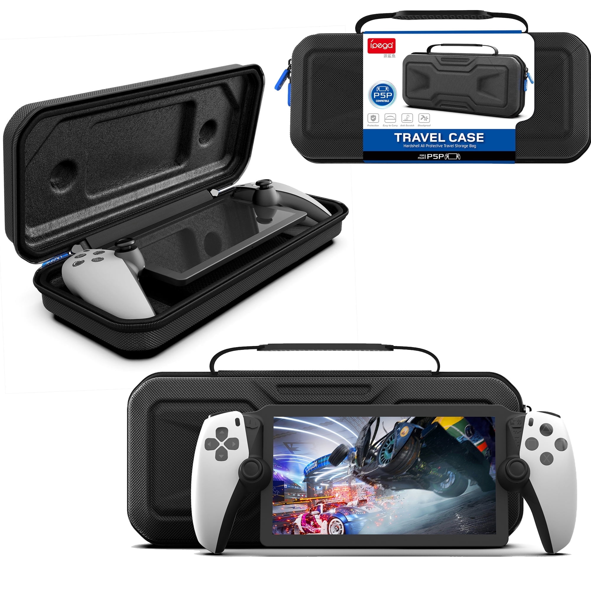 SOONHUA Carrying Case for PlayStation Portal, Portable Travel Carry Handbag Full Protective Hard ...