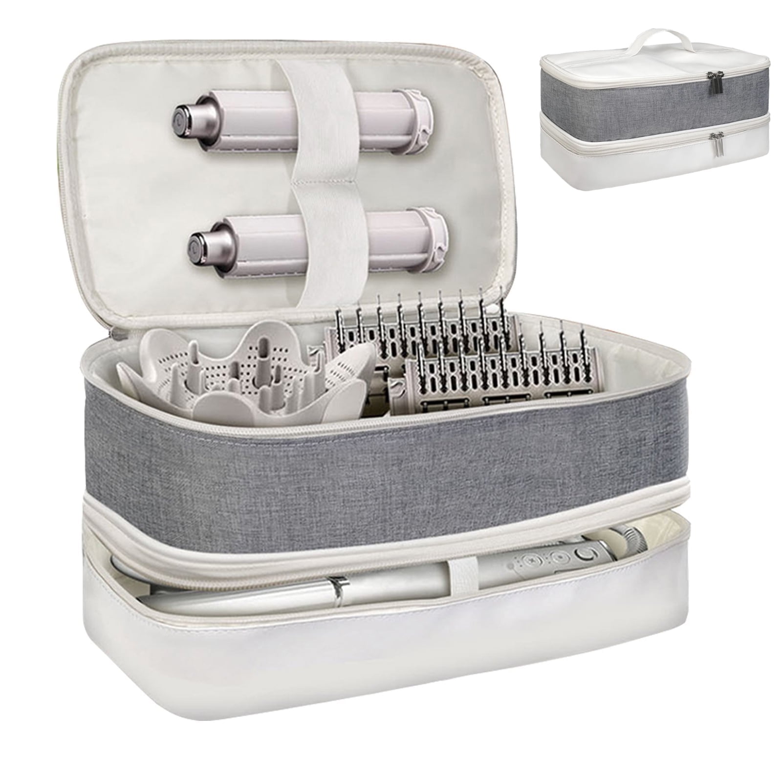 SOONHUA Double-Layer Travel Carrying Case Organizer Bag for Dyson ...