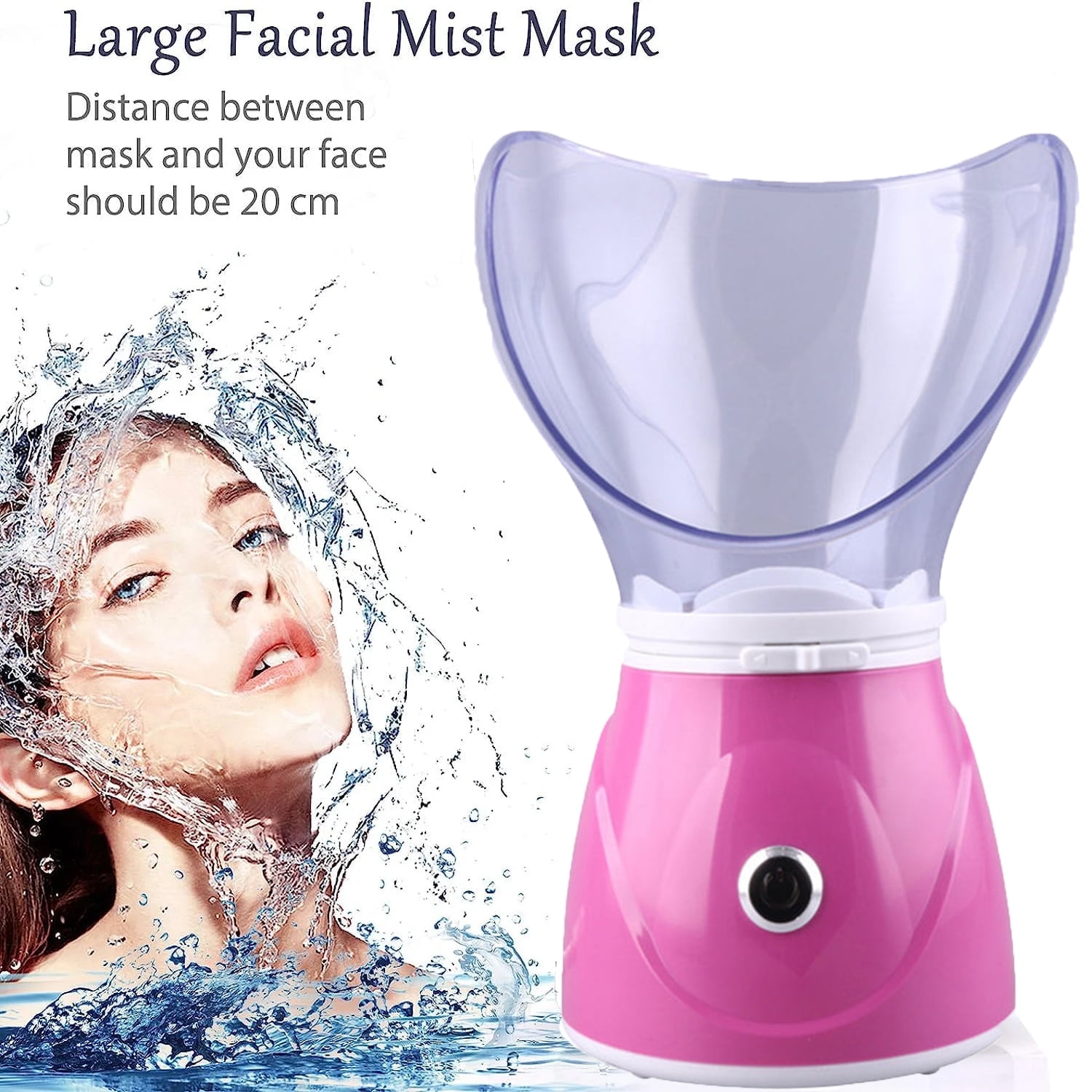 SOONHUA Facial Steamer, 110V Facial Spa Pores Steam Skin Clean Sauna ...