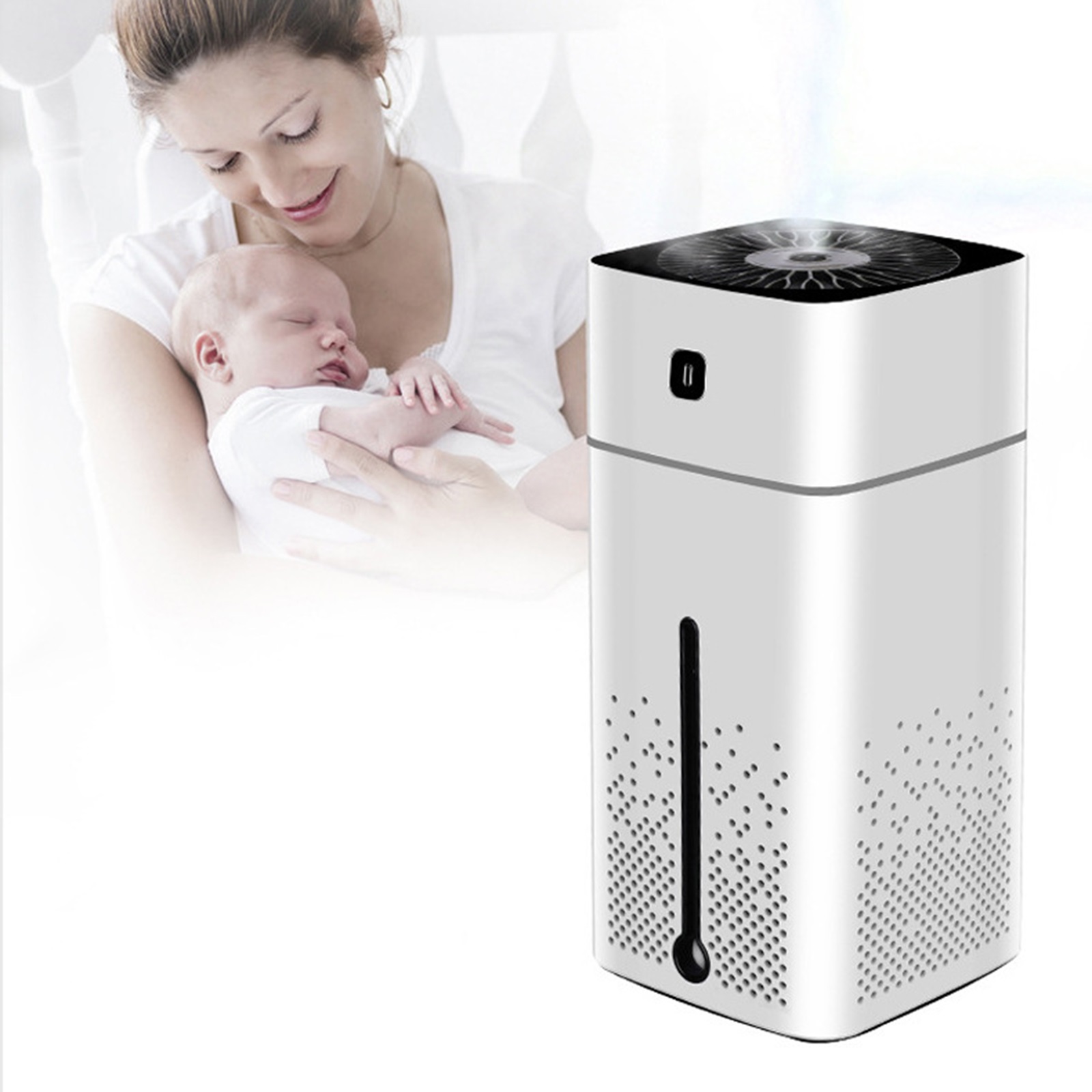 SOONHUA Humidifiers for Bedroom - 1000mL Cool Mist Humidifier Top Fill ...